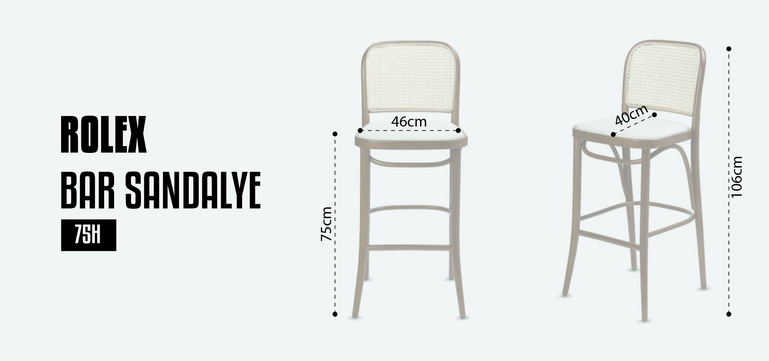 ROLEX BAR SANDALYESİ - MRN-93